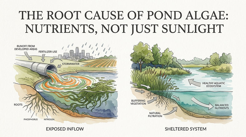 The Root Cause of Pond Algae: Nutrients, Not Just Sunlight | Pond Algae ...