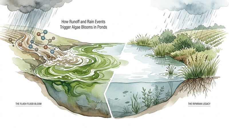 How Runoff and Rain Events Trigger Algae Blooms in Ponds | Pond Algae ...