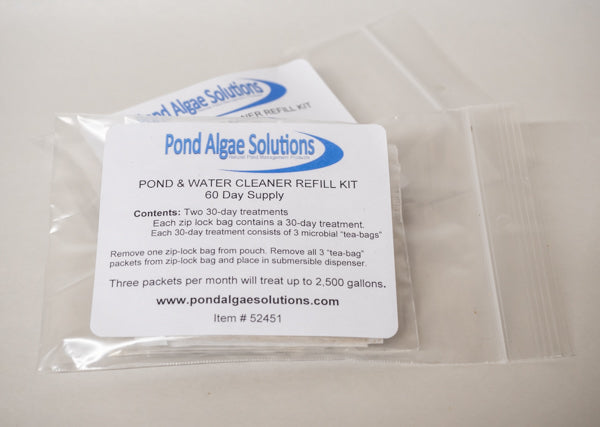 Small Pond 2500 Refill Kit For The 2500 Dispenser System | Pond Algae ...